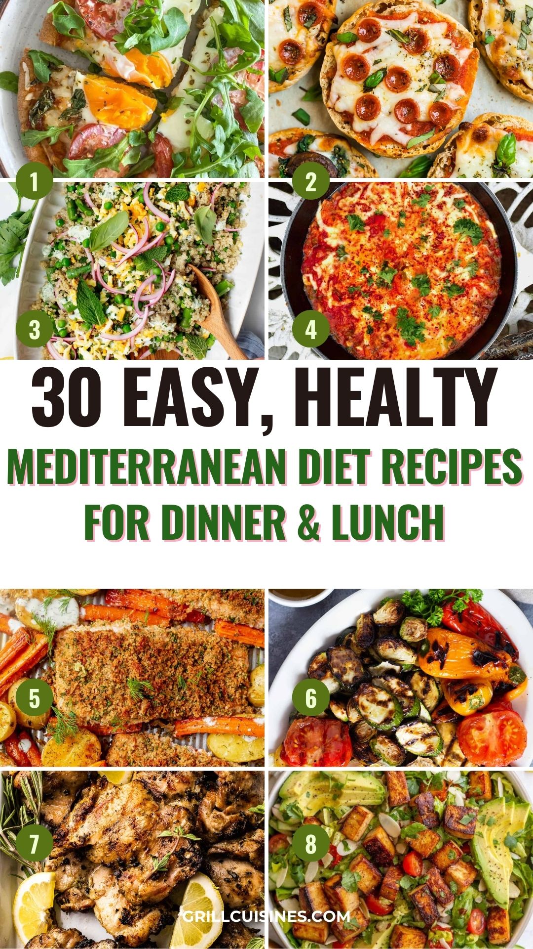 15 Mediterranean DASH Diet Recipes for Heart-Healthy Eating - Grill ...