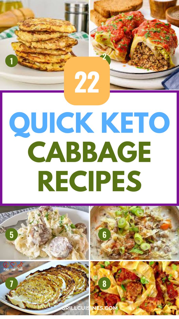 22 Keto Cabbage Recipes You Keep Into Ketosis - Grill Cuisines