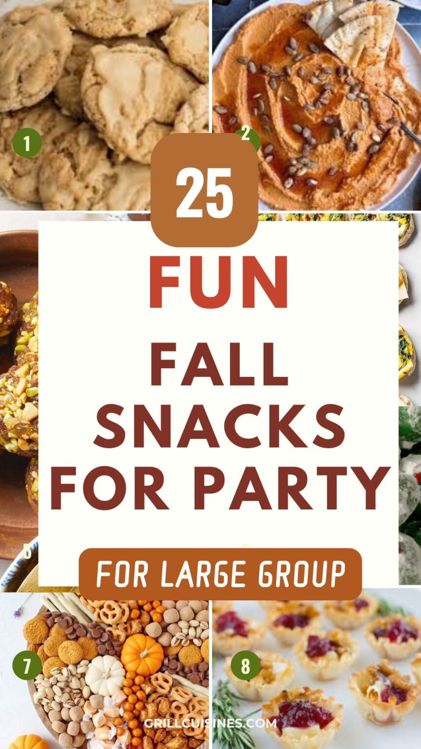 30 Festive Fall Snacks to Celebrate the Season – Grill Cuisines