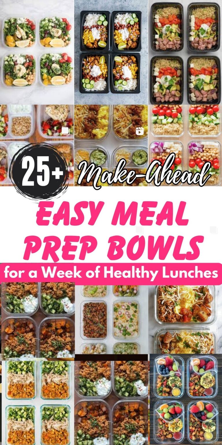 25 Easy Meal Prep Bowls - Grill Cuisines
