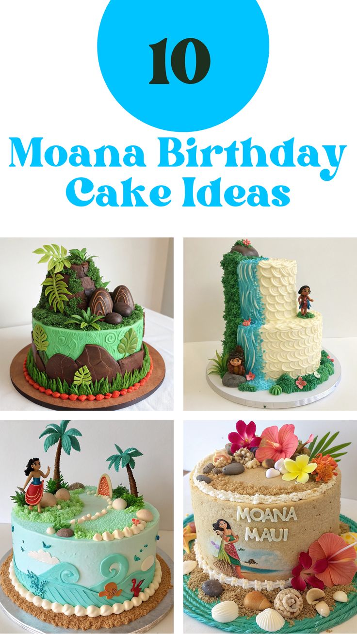 10 Magical Moana Cake Ideas That’ll Wow Your Party Guests – Grill Cuisines