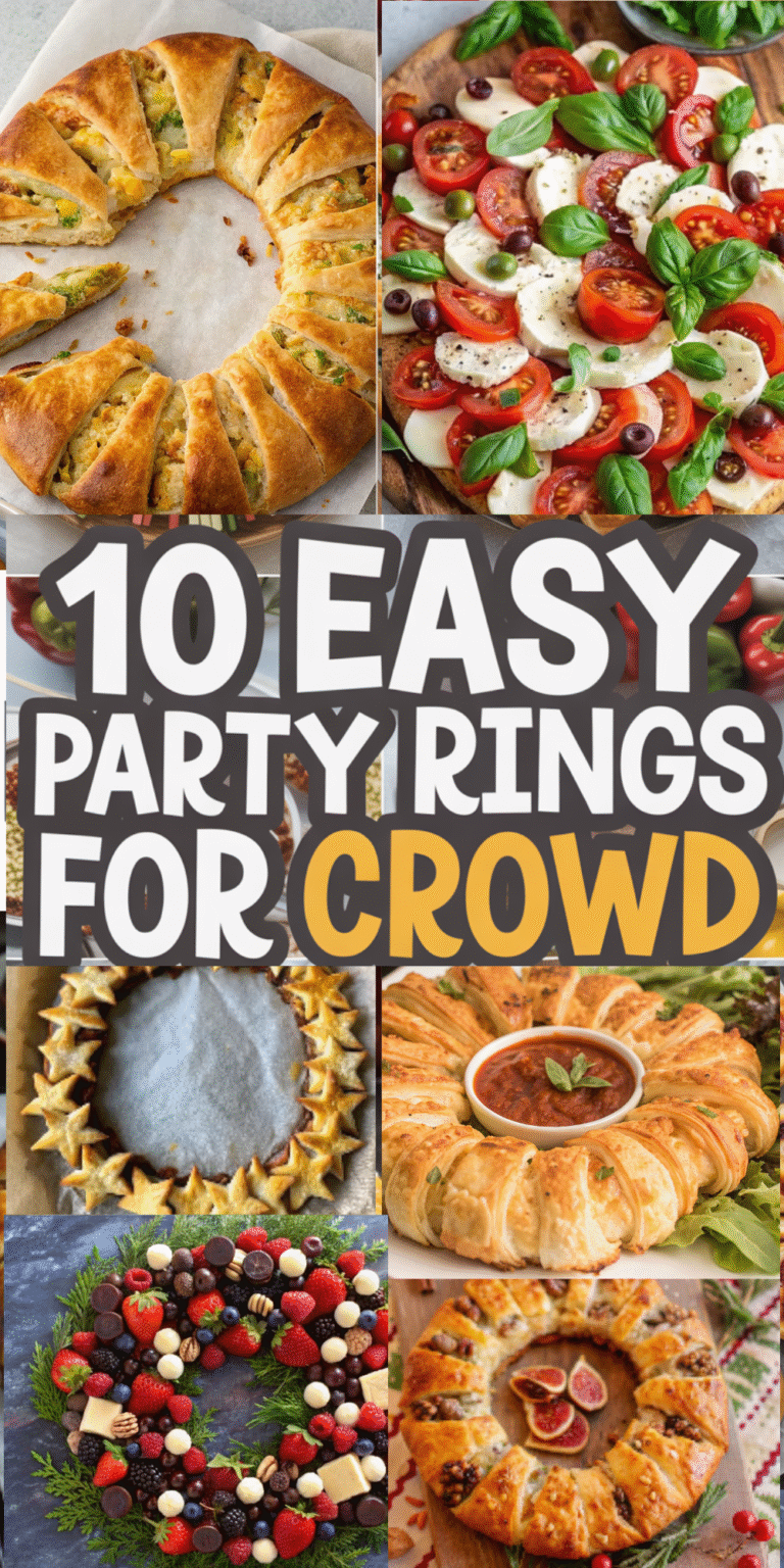 10 Mind-Blowing Party Food Rings That Will Wow Your Guests - Grill Cuisines
