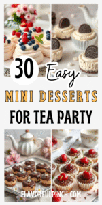 30+ Mini Tea Party Desserts – Perfect Treats for High Tea, Parties ...